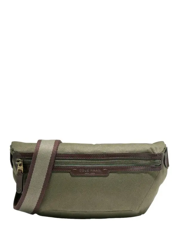 Cole Haan Brushed Twill Crossbody Bag - Olive Green/ch Madiera