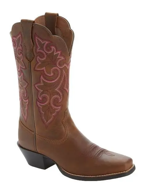 Ariat Roundup Western Boot - Powder Brown