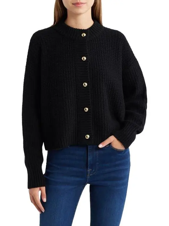 FRAME Wool And Cashmere Cardigan - Black