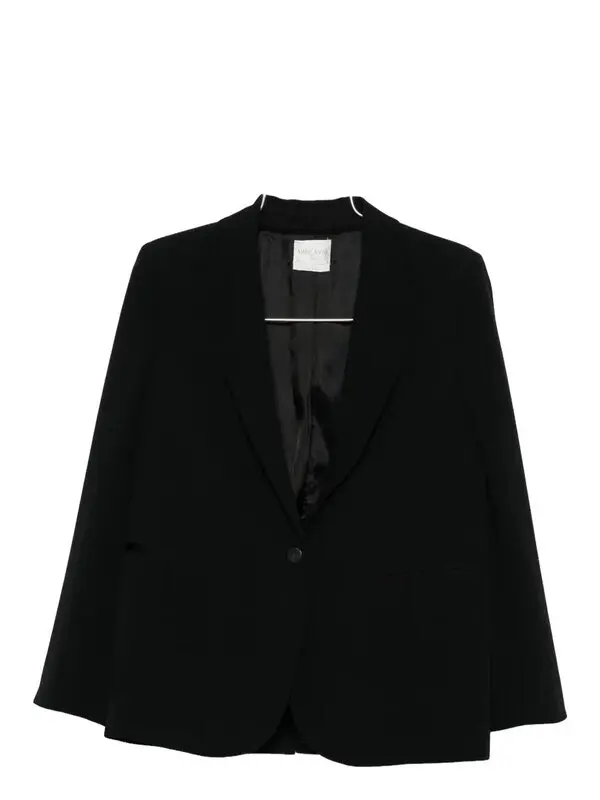 FORTE_FORTE Envers Satin Matte Jacket - Black