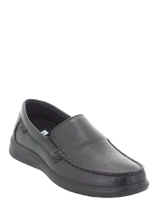 ARA Leather Slip-on Loafers - 01 Black