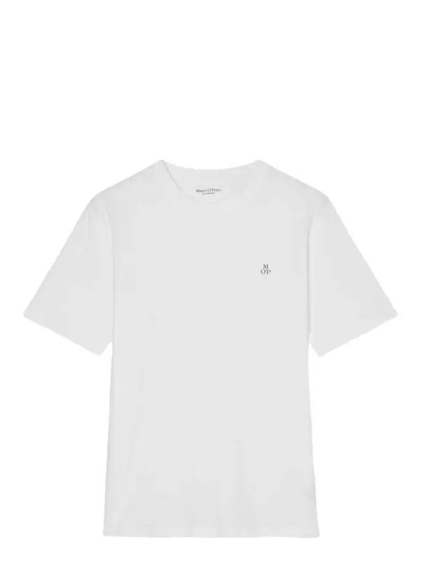 Marc O'polo Embroidered-logo Cotton T-shirt - White