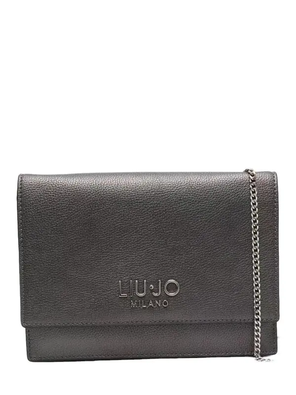 Liu Jo Logo Chain Clutch Bag - Grey