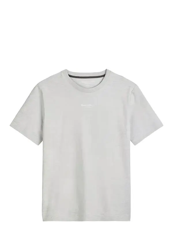 Marc O'polo Logo-embroidered T-shirt - Grey