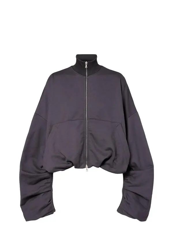 Dries Van Noten Cotton Jersey Jacket - Grey