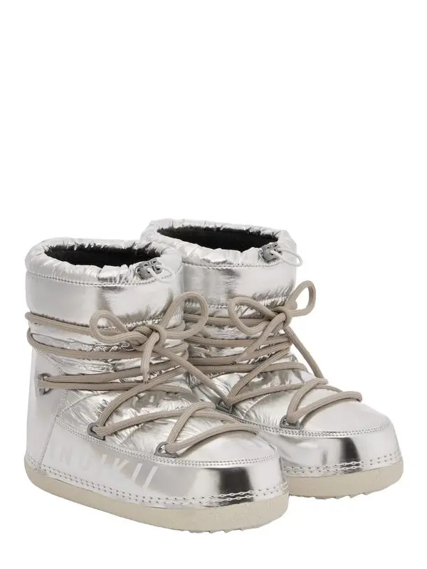Inuikii Mountain Metallic Snow Boots - Silver