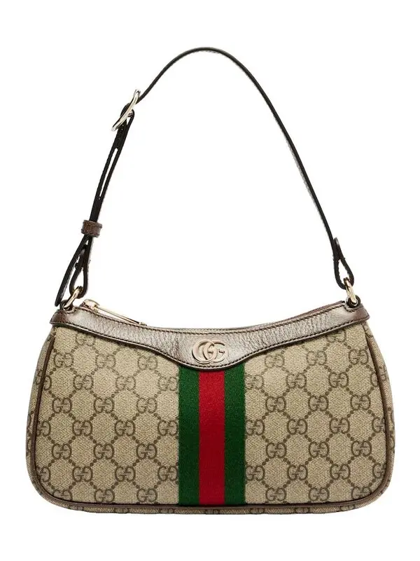 Gucci Ophidia Gg Small Shoulder Bag - Beige