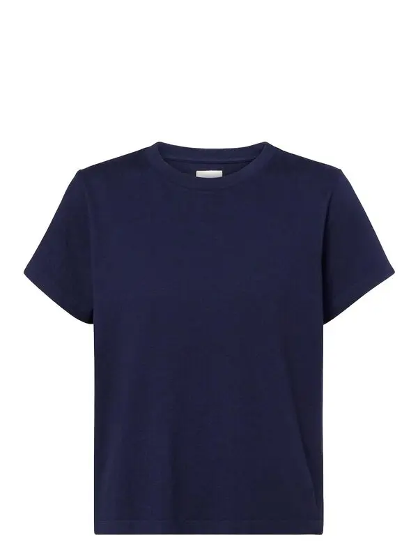 Khaite Emmylou Cotton Jersey T-shirt - Blue