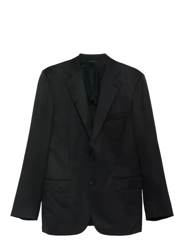 Brioni Wool Single-breasted Suit - Black