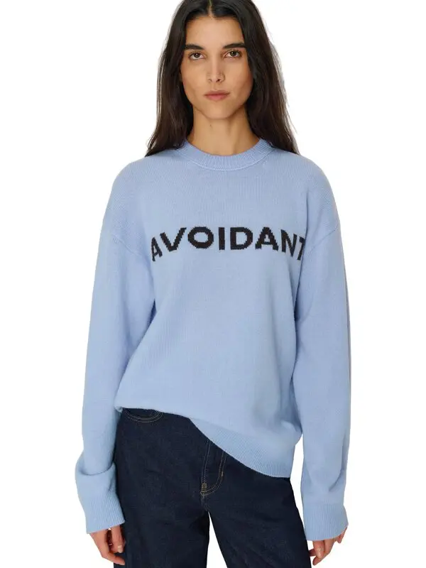 REFORMATION Fabian Crew Sweater - Blue