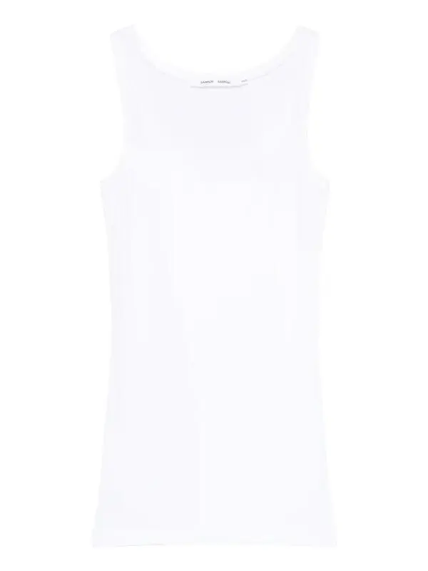 SAMSOE SAMSOE Jersey Tank Top - White