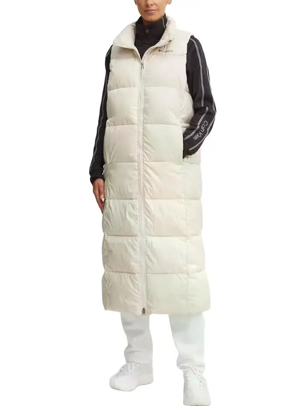 Columbia Quilted Long Gilet - Neutrals