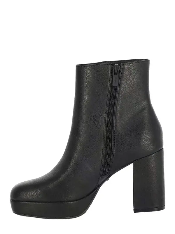 MEXX 97mm Platform Block-heel Boots - Black