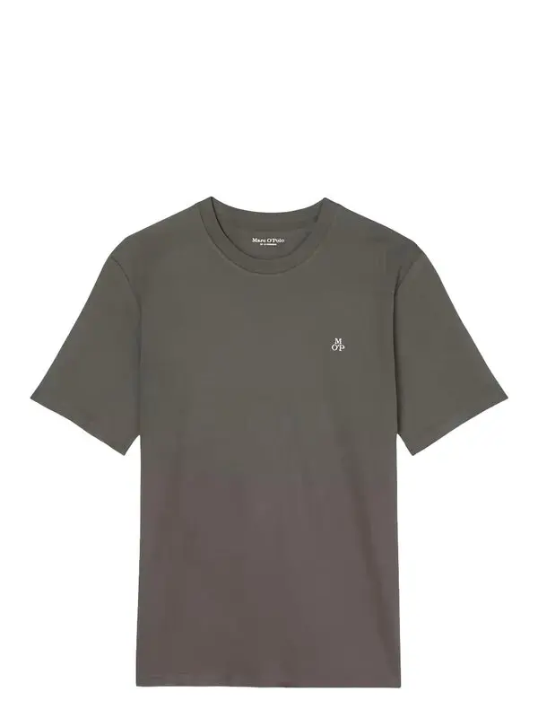 Marc O'polo Logo-embroidered T-shirt - Grey