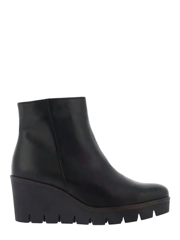 Gabor Utopia 50mm Wedge Ankle Boots - Black