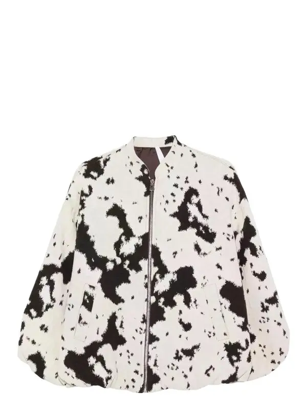 Imperial Graphic-print Zip-up Jacket - White