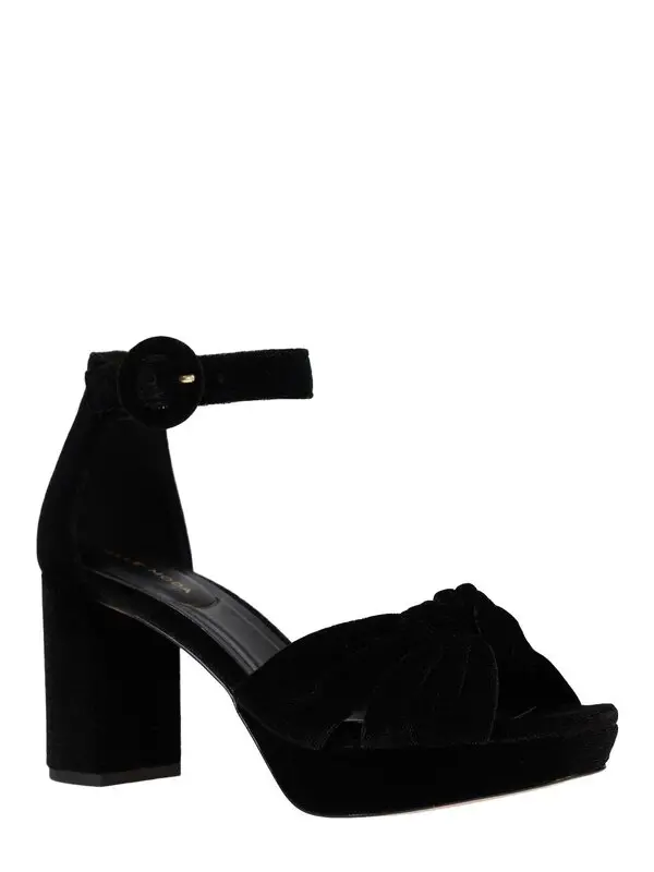 Pelle Moda Anesa Ankle Strap Platform Sandal - Black