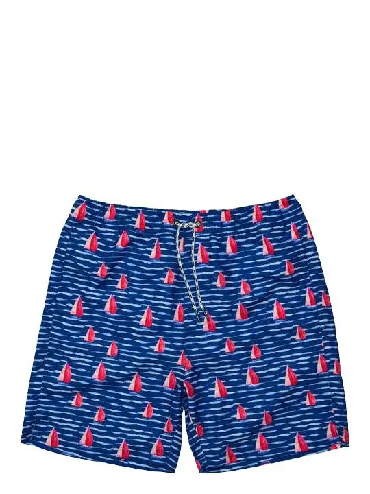 SNAPPER ROCK Printed Swim Shorts - Sailboat Rock