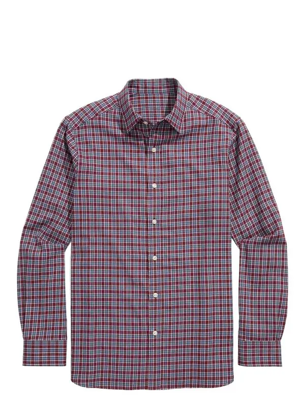 Vineyard Vines Kendrick Plaid Tech Twill Button-up Shirt - Crimson