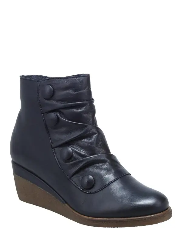 Miz Mooz Maxy Wedge Bootie - Black