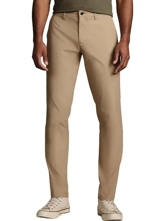 LANDS' END Slim Fit Performance Pant - Desert Tan