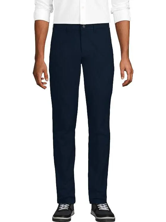 LANDS' END Slim Fit Performance Pant - Radiant Navy