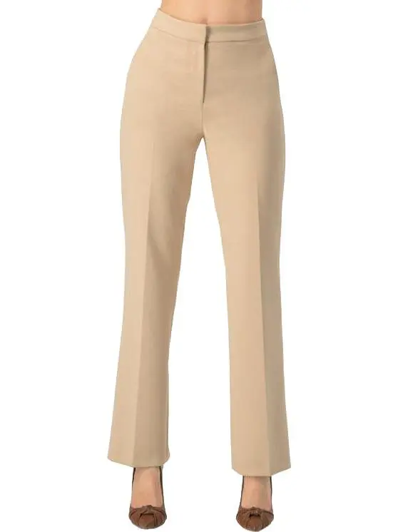 IVONNE Tailored Trousers - Beige