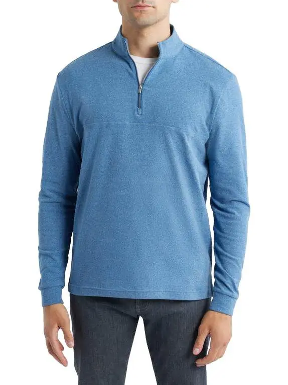 Johnnie-o Mikey Quarter Zip Pullover - Splash