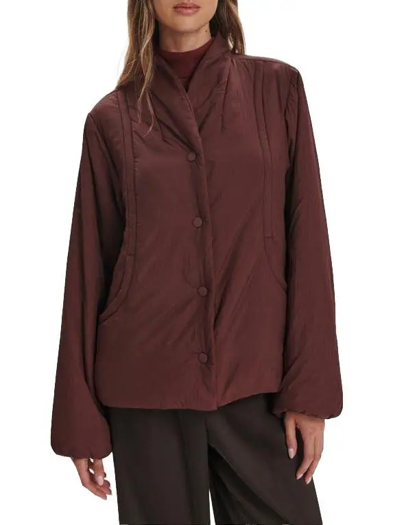 Varley Tilley Light Padded Jacket - Decadent Chocolate