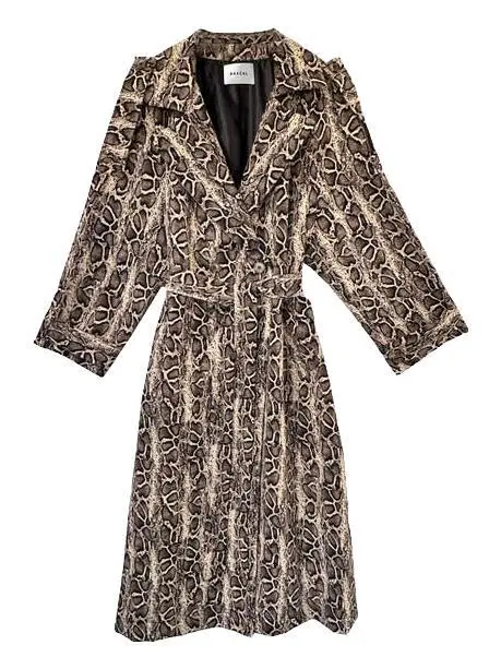 Baacal Aria Double-breasted Trench - Python