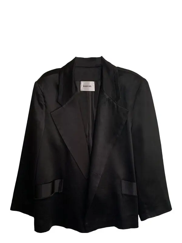 Baacal Lexi Satin Blazer - Black