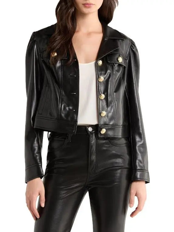 Cinq À Sept Deryn Faux Leather Jacket - Black