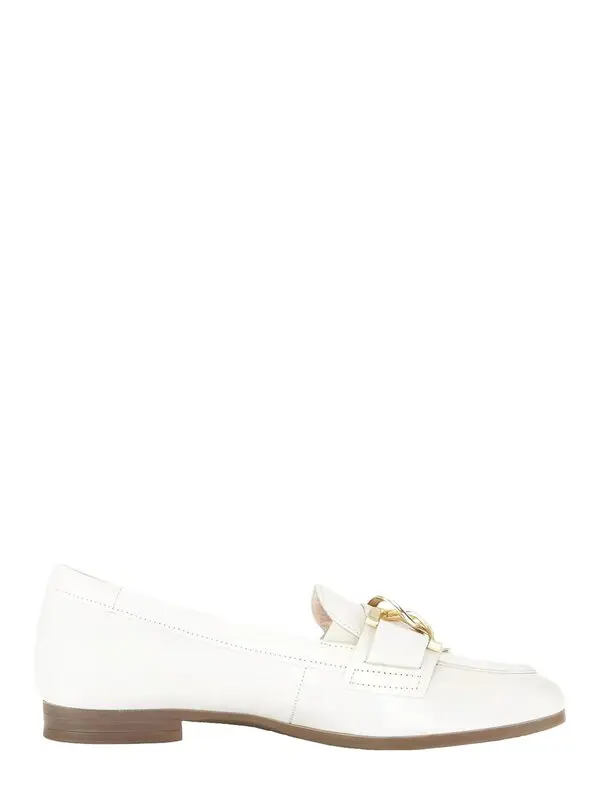 Gabor Chain-link Loafers - White