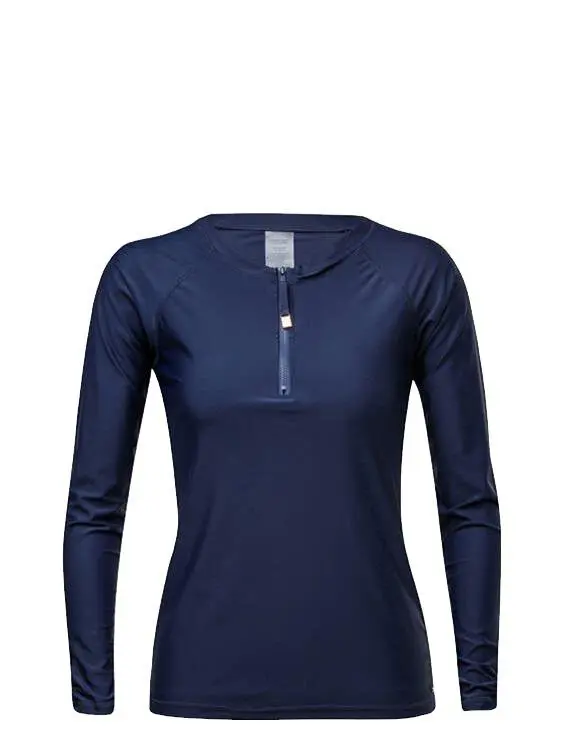 SNAPPER ROCK Long Sleeve Rashguard - Navy