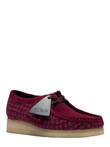 Clarks Wallabee Chukka Boot - Purple Tweed Combo