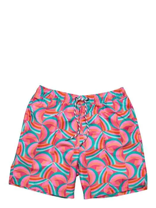 SNAPPER ROCK Printed Swim Shorts - Geo Melon