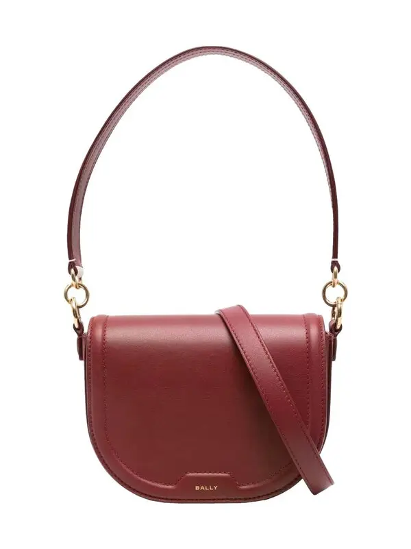 Bally Small Code Flap Crossbody Bag - Red
