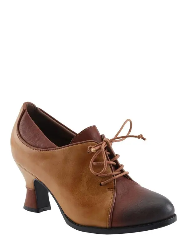 SPRING STEP SHOES Alsehi Derby Pump - Brown Multi