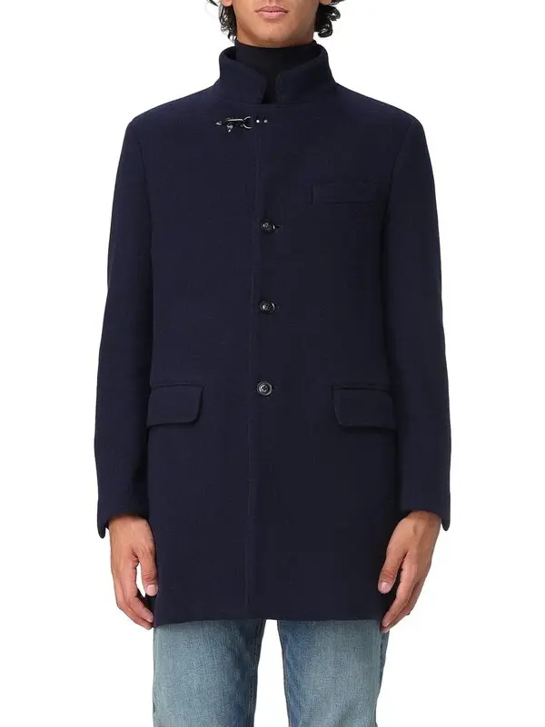 FAY Tailored Coat - Blue