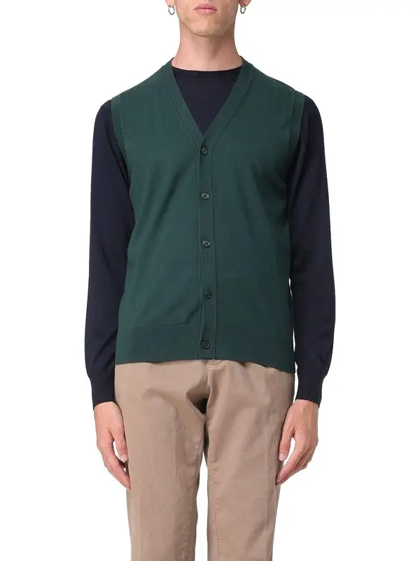 PAOLO PECORA Suit Vest - Green