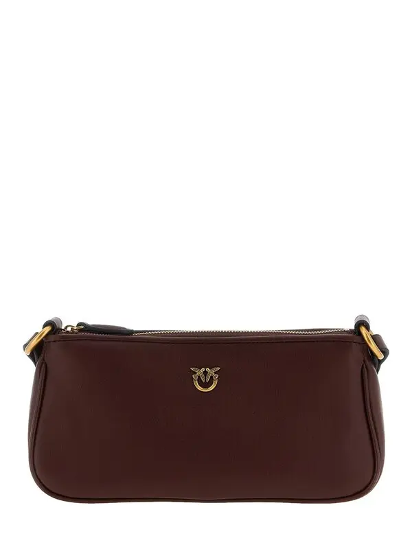 Pinko Mini Baguette Bag - Burgundy