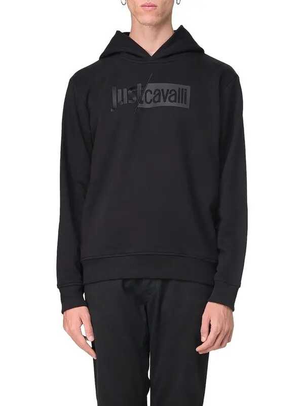 Just Cavalli Hooded Sweatshirt - Black
