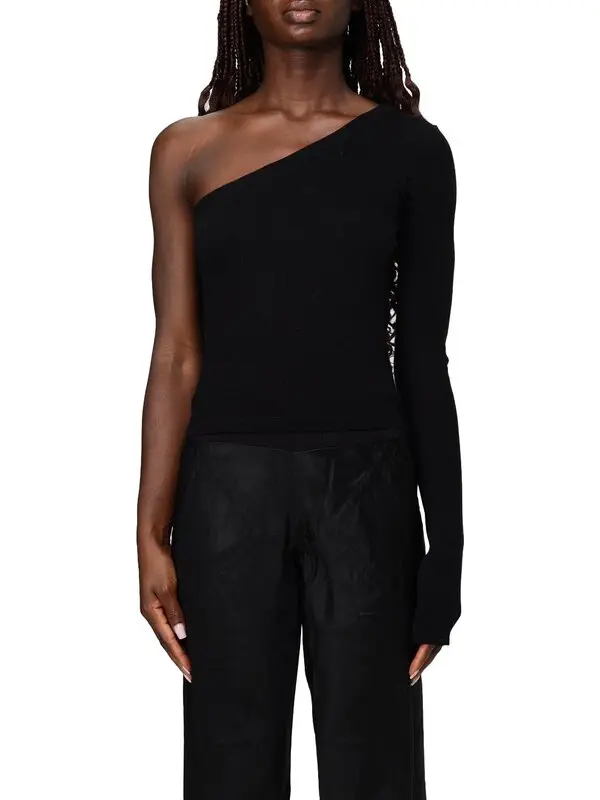 Rick Owens One Shoulder Top - Black