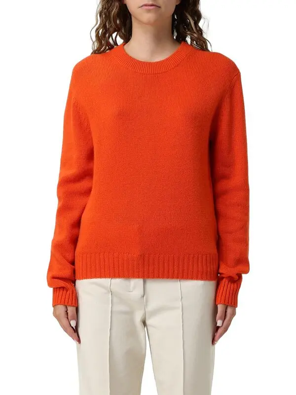 ALLUDE Pullover Sweater - Orange