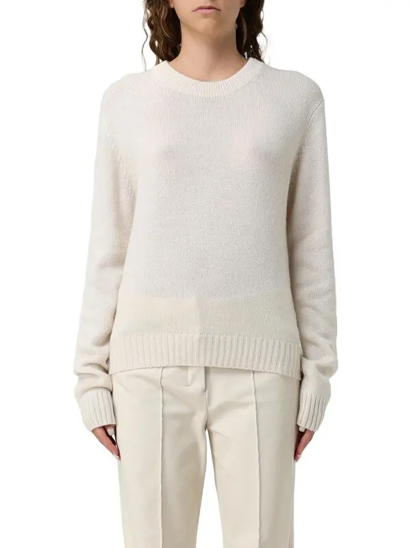 ALLUDE Pullover Sweater - Yellow Cream