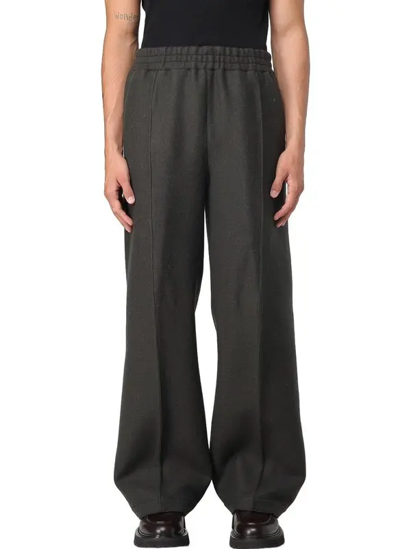 Ami Wide Leg Trousers - Grey