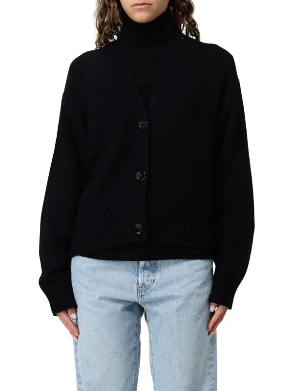 ALLUDE Button Detailed Sweater - Black