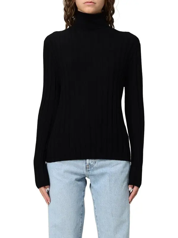 ALLUDE Pullover Sweater - Black