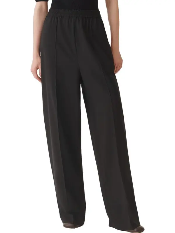 Fabiana Filippi Wide Leg Trousers - Black