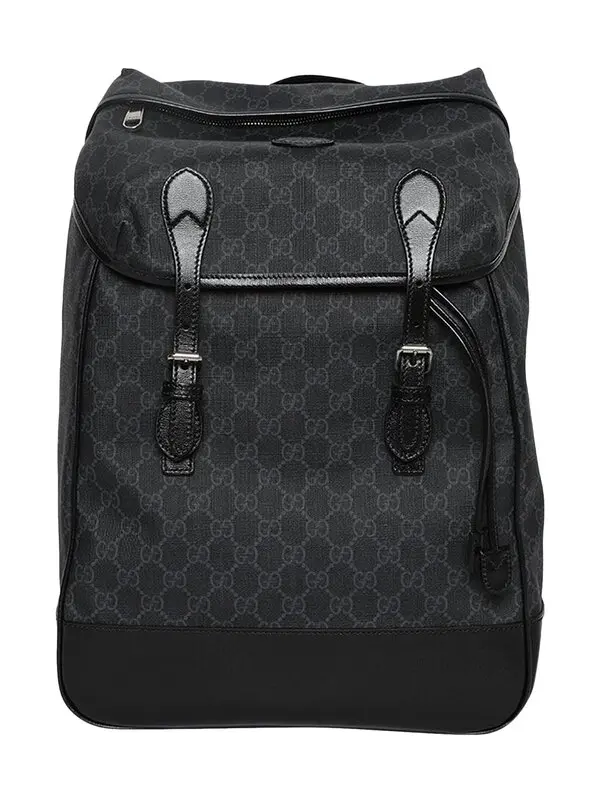 Gucci Medium Backpack With Interlocking G - Black